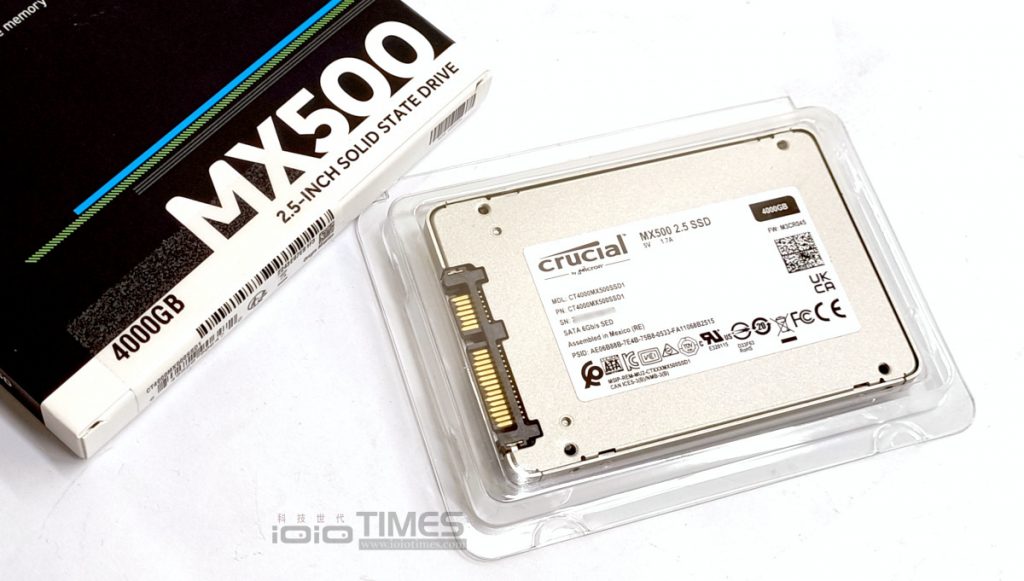 滿足高速資料儲存與遊戲收藏庫的雙重需求，Crucial MX500 4TB SATA SSD開箱實測 - ioioTimes 科技世代