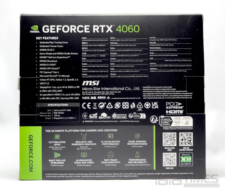 MSI GeForce RTX 4060 Cyclone 8G OC顯卡登場，螳螂雙刀、旋風再起，經典單風扇創造復古情懷 ...