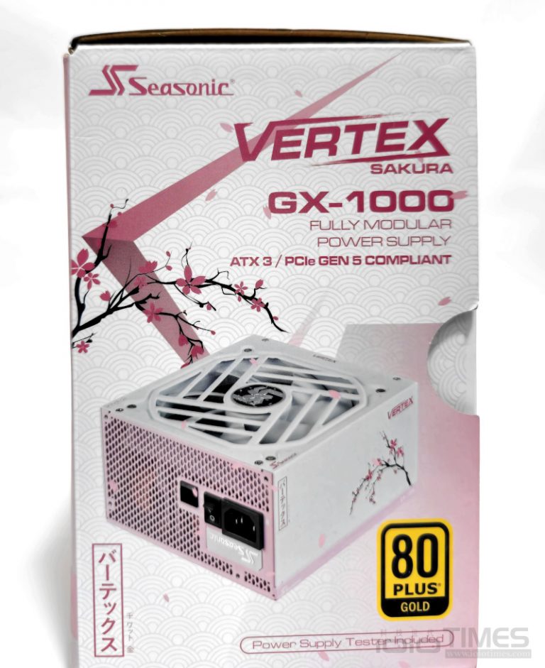 Seasonic Vertex GX-1000 SAKURA櫻花版開箱，超美型設計的80 Plus Gold、ATX 3.0/PCIe Gen5、全模組電源供應器 - ioioTimes 科技世代
