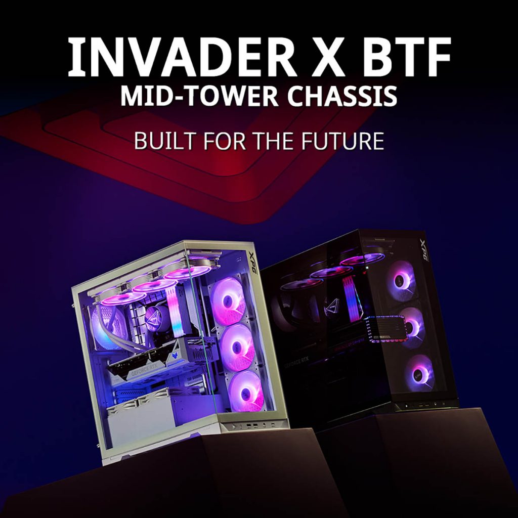 XPG INVADER X BTF中塔式機箱、專為背插式電腦組裝者而生 - ioioTimes 科技世代