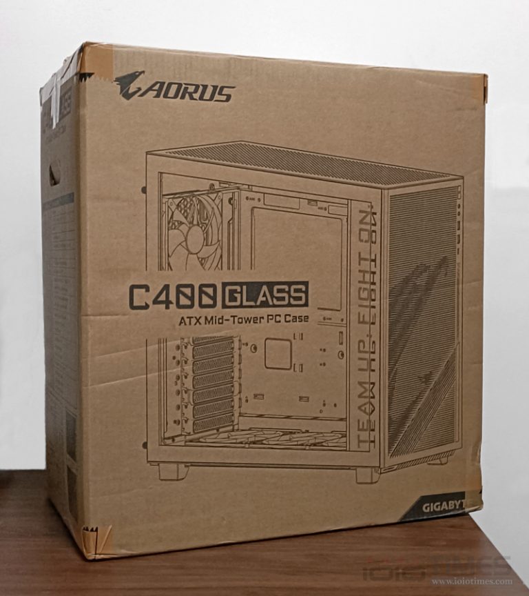 GIGABYTE AORUS C400 Glass Gaming電競機殼開箱，燻黑鋼化玻璃側透+預裝4組ARGB/PWM風扇 ...