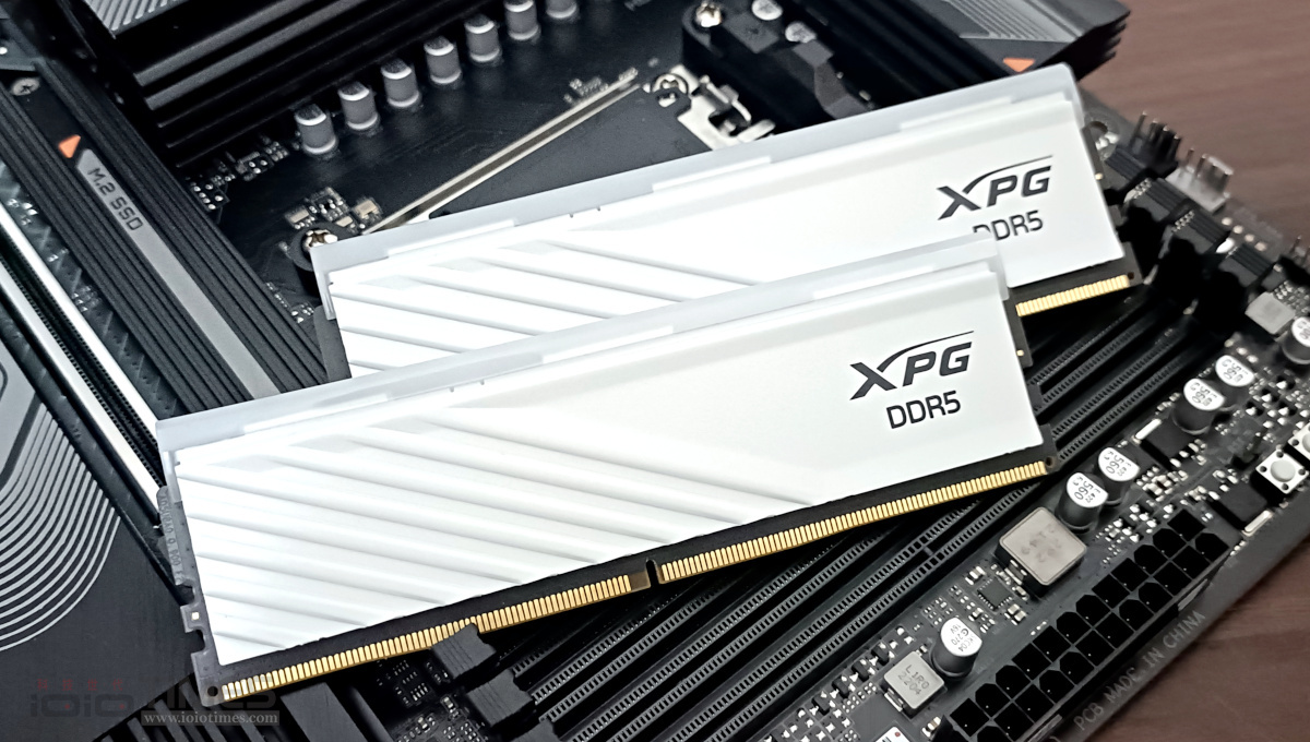 XPG LANCER BLADE DDR5-6000 RGB 16GBx2白色版開箱試用，不只高效、打造絕美個人化電競主機必備 - ioioTimes 科技世代